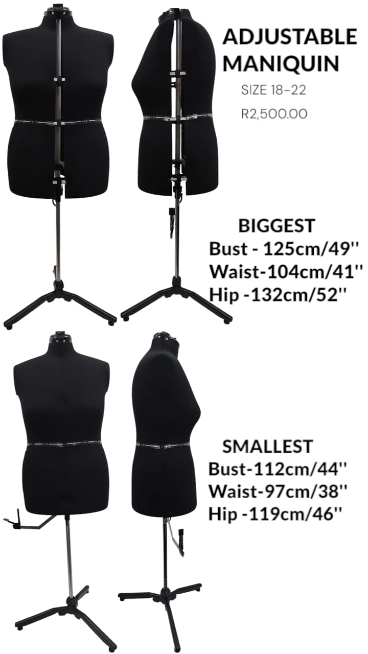 adjustable mannequin – Blue Diamond Textiles