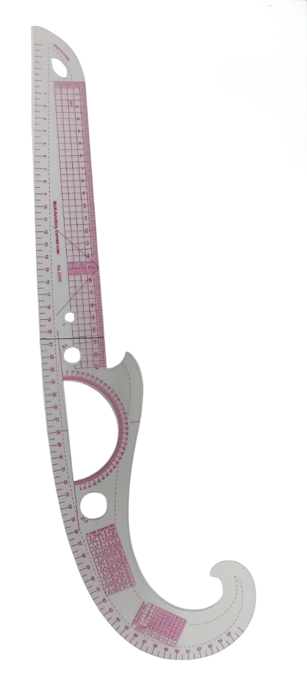 MULTIFUNCTION CURVED RULER – Blue Diamond Textiles